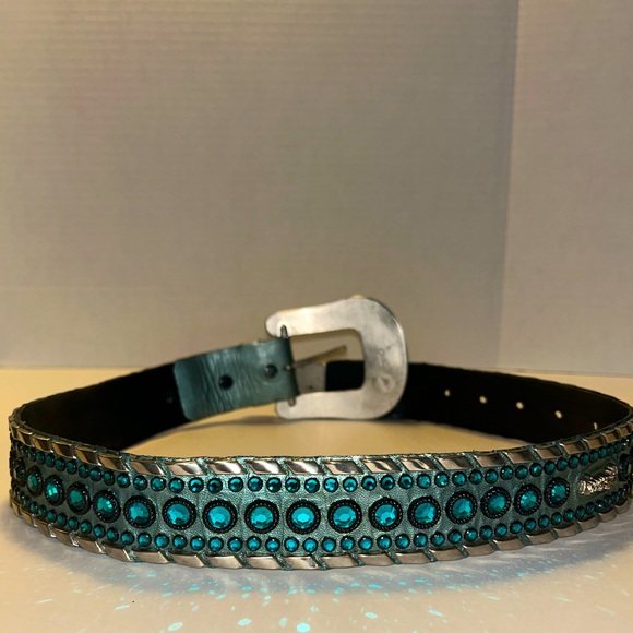 Kippys | Accessories | Kippys Blue Swarovski Iconic Western Cowboy ...